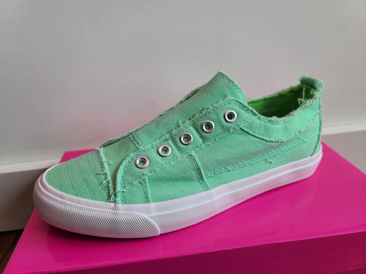 Babalu Sneaker - Mint – Hello Lovely Boutique Nebraska